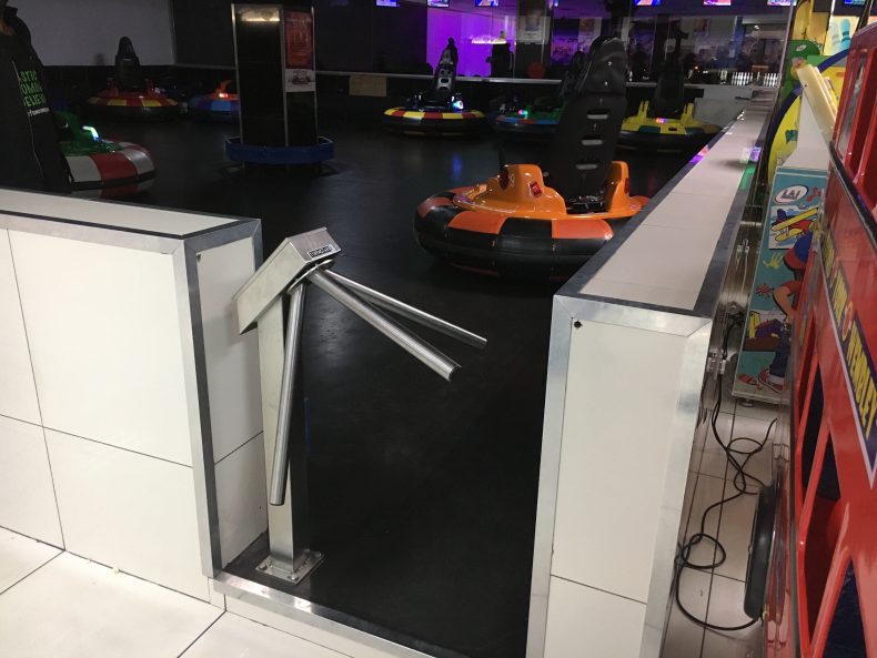 Supermarket turnstile for the Zone - Turnstar