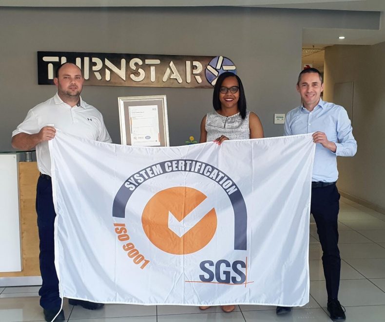 ISO 9001:2015 certification - Turnstar